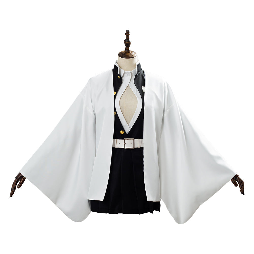 Demon Slayer Mitsuri Kanroji White Cosplay Costume Uniform Outfit ...