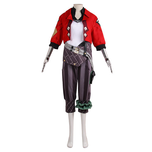 Vi The Piltover Enforcer Jumpsuit Outfits Halloween Suit Cosplay Cost ...