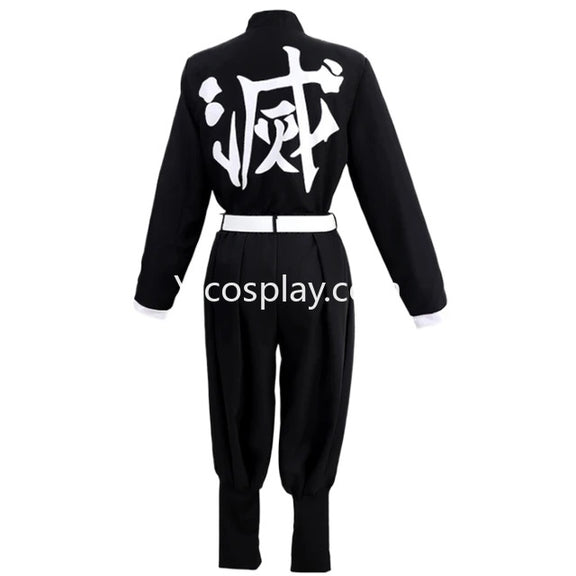 Demon Slayer: Kimetsu No Yaiba Tanjiro Kamado Black Uniform Cosplay ...