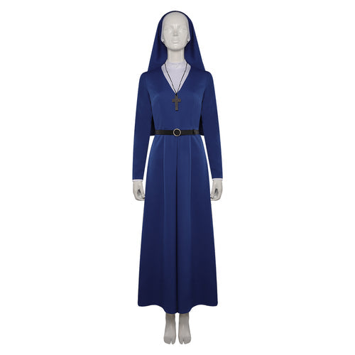 Simone Blue Nun Cosplay Costume – Yicosplay
