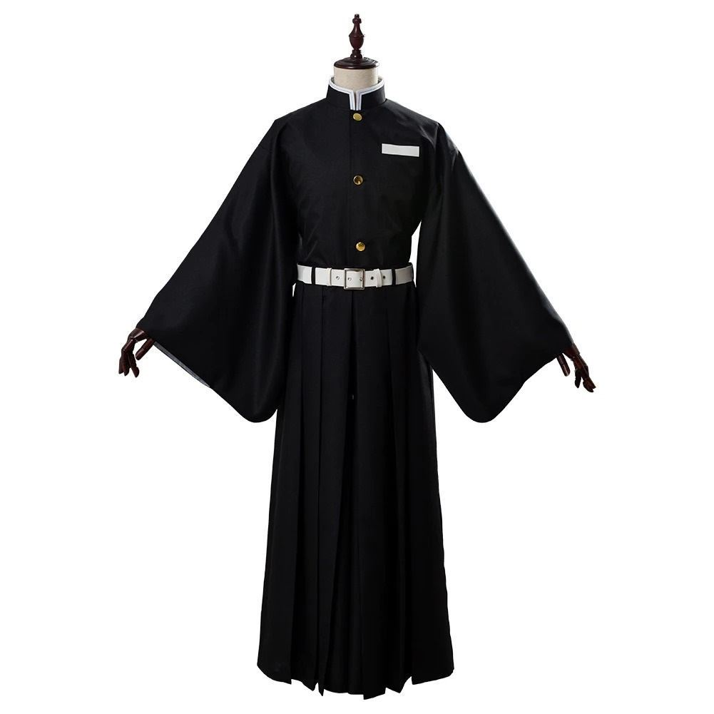 Demon Slayer Muichiro Tokito Black Uniform Cosplay Costume – Yicosplay