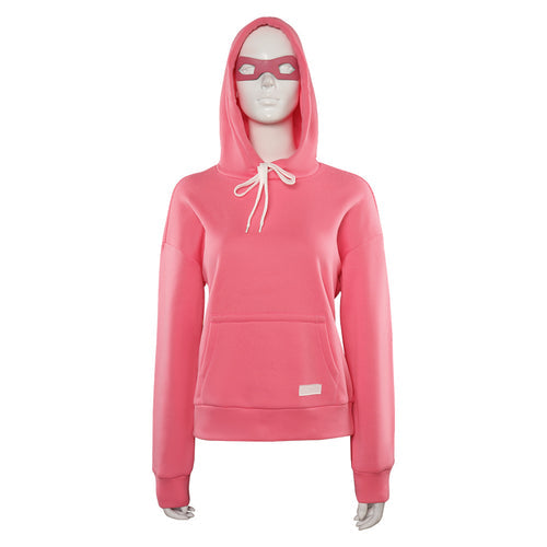 Invincible Atom Eve Female Pink Sweatshirt Cosplay Costume – Yicosplay