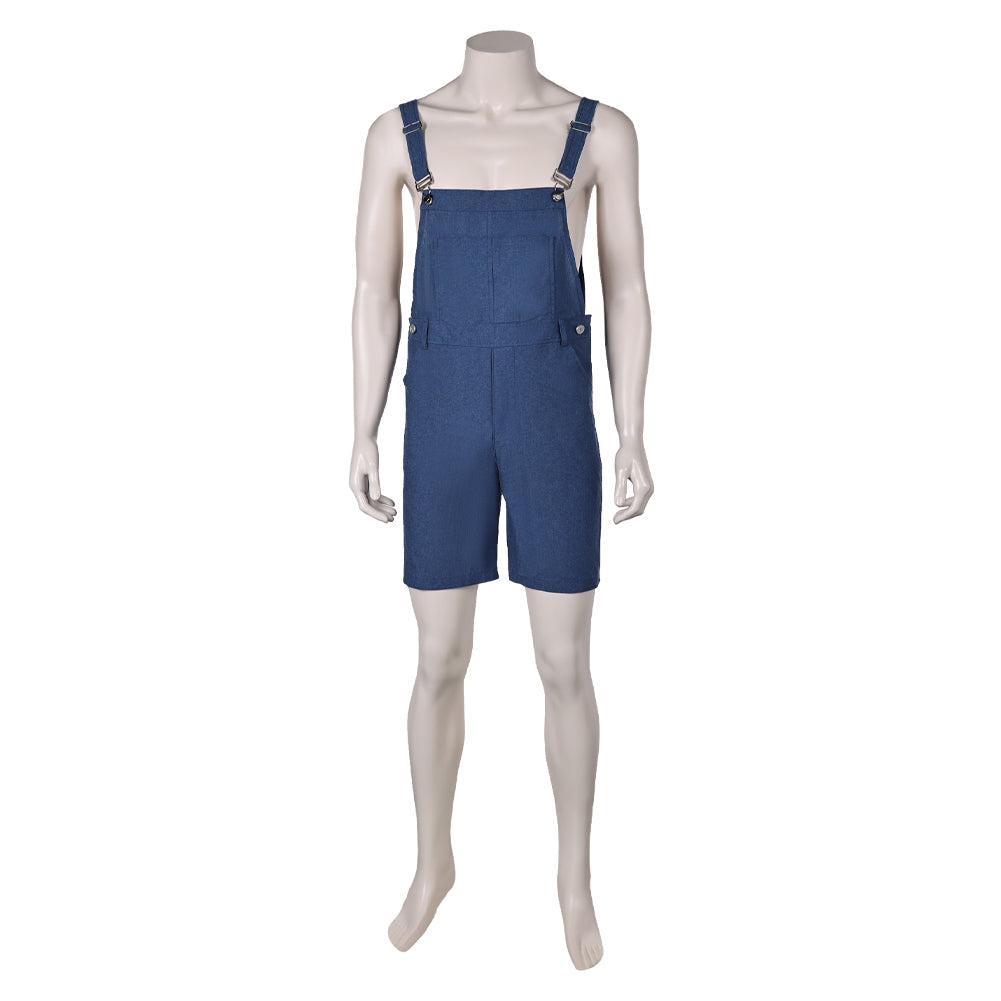 Suicide Squad Isekai 2024 King Shark Blue Cosplay Overalls – Yicosplay