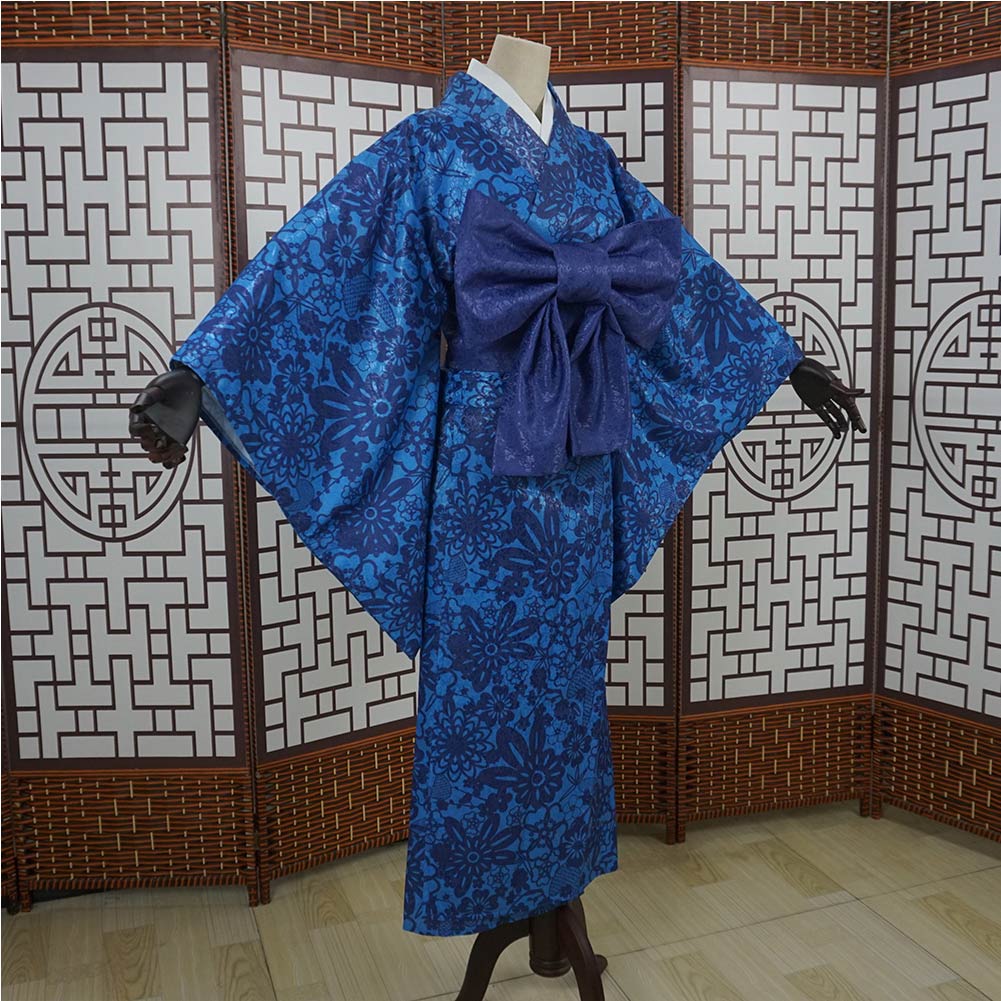 Inosuke Hashibira Blue Cosplay Kimono – Yicosplay