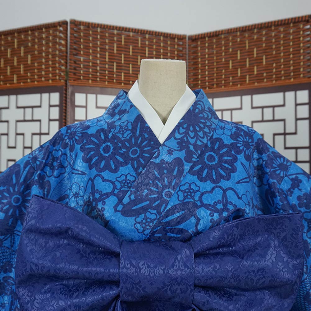 Inosuke Hashibira Blue Cosplay Kimono – Yicosplay