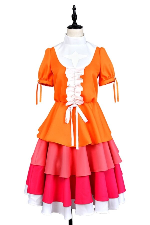 Monogatari Series Nisemonogatari Yotsugi Ononoki Dress Cosplay Costume ...